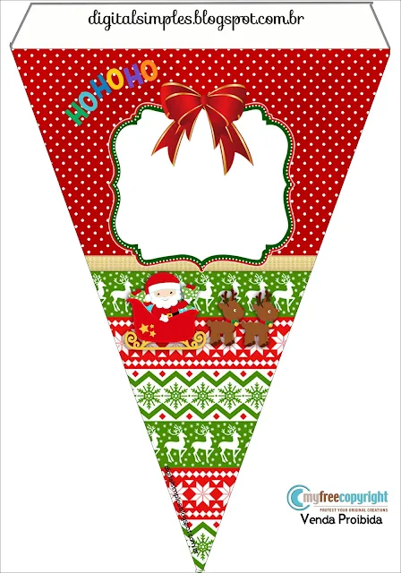 Cute Santa Claus: Free Printable Mini Kit - Oh My Fiesta! in english