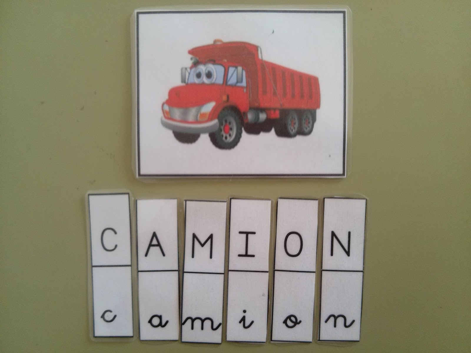 Recursos d'un mestre d'infantil: TARJETAS DE VOCABULARIO SOBRE LOS ...