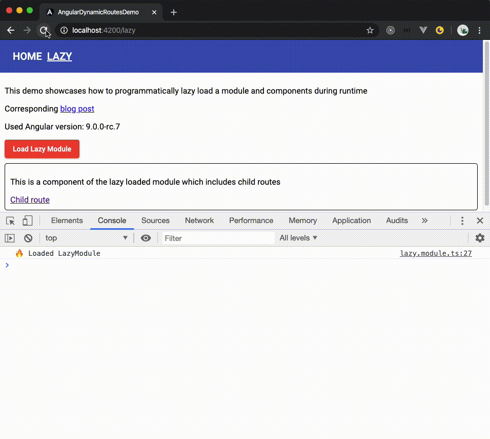Solution Ninja Lazy Load Modules And Components In Angular