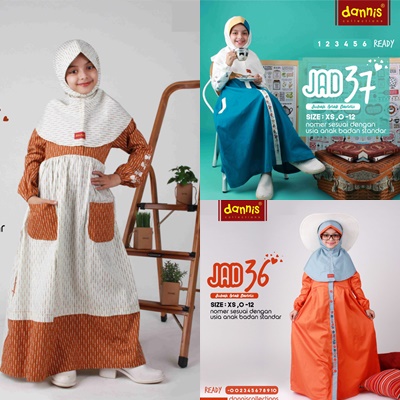 KOLEKSI TERBARU GAMIS JUBAH ANAK DANNIS
