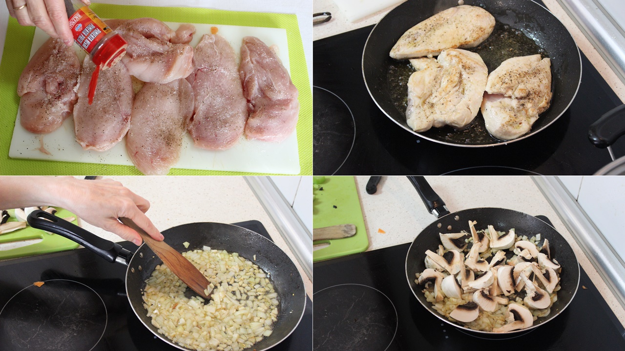 JULIA Y SUS RECETAS: Pechugas de pollo en salsa de apio