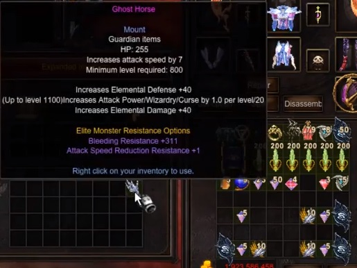 Ghost Horse Mu Online ss15 - Cách chế tạo và options - Đam Mê Mu ...