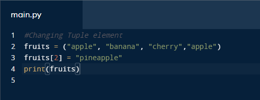 Geek4Tutorial.com: Tuples in Python