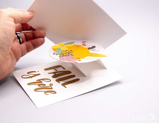 Awesome SVGs: Diagonally Opened Pop Up Card