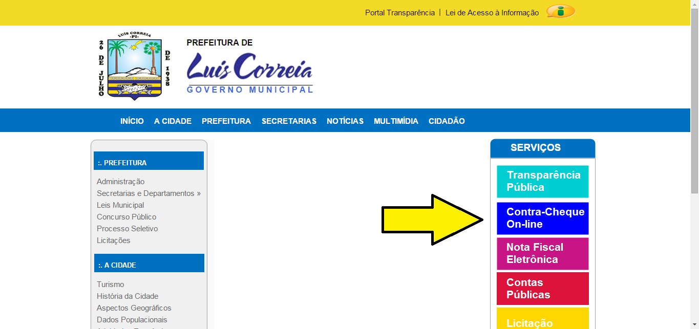 Prefeitura lança sistema de contra-cheque online