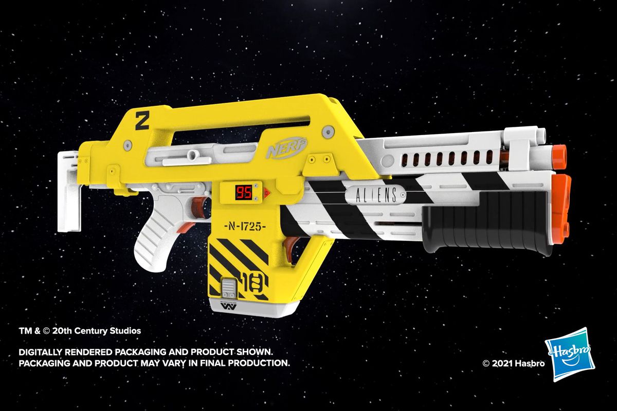 Nerf lanza rifle inspirado en "Aliens" - Atlas Reviews