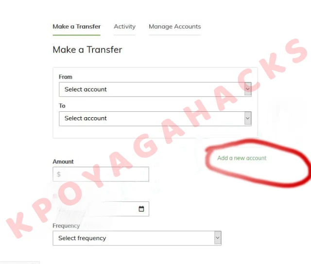 Steps By Step on how to do Ach Bank Transfer