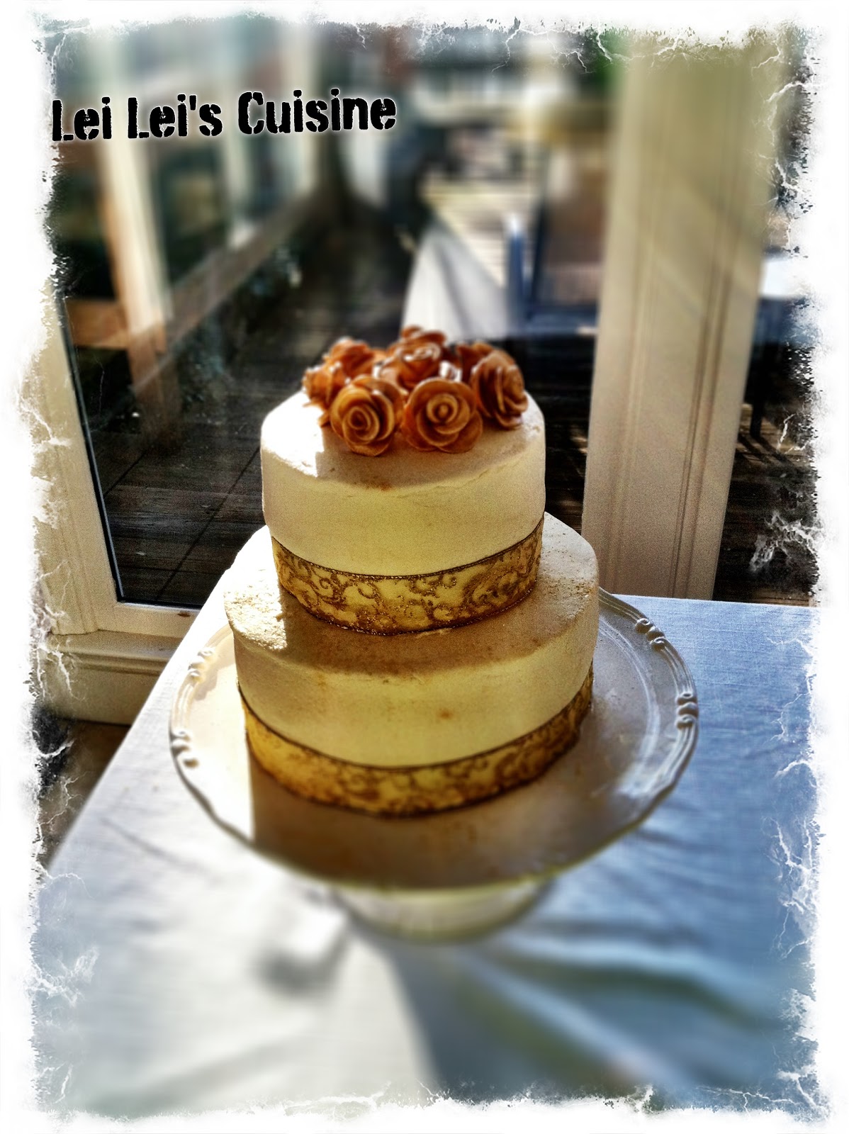 Lei Lei's Cuisine: December Intimate Wedding Cake