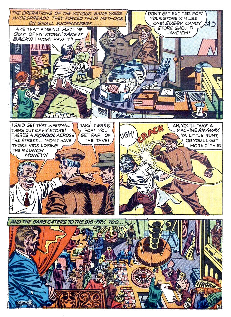 Pappy's Golden Age Comics Blogzine: Number 2466: The pinball racket
