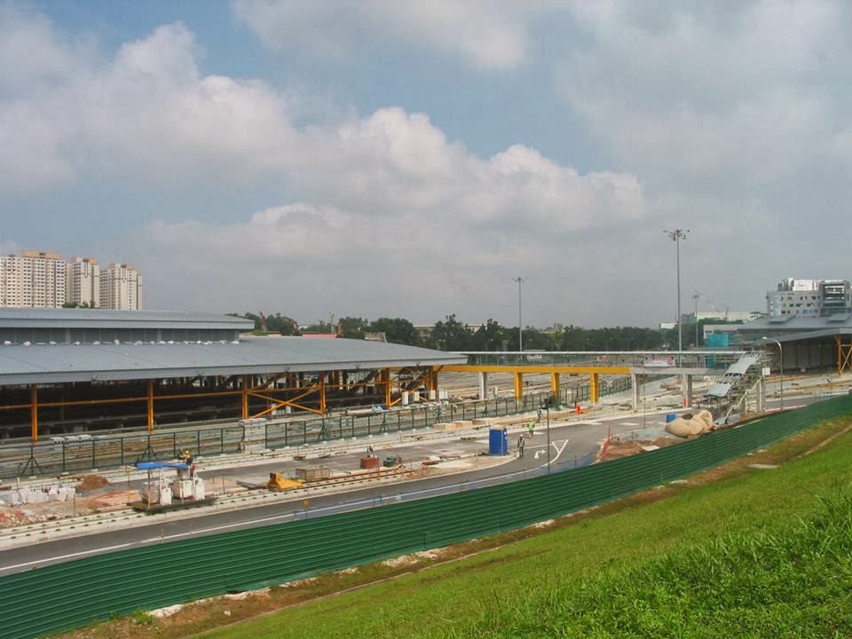 Downtown Line Construction: Gali Batu depot update