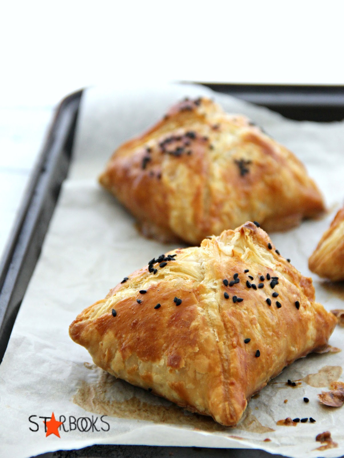 Starbooks: POTATO, SPRING ONION & GOATS' CHEESE HAND PIES
