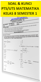 Soal PTS/UTS Matematika Kelas 8 Semester 1 - Kherysuryawan.id