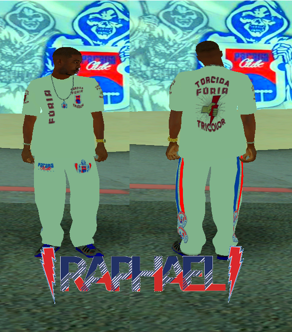 FURIA PR GT: SKIN FÚRIA TRICOLOR