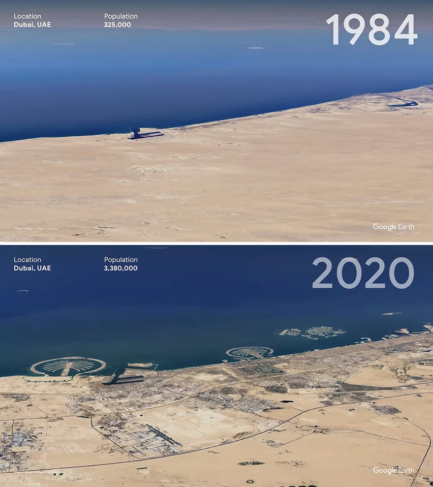 How our planet has changed over the past 36 years