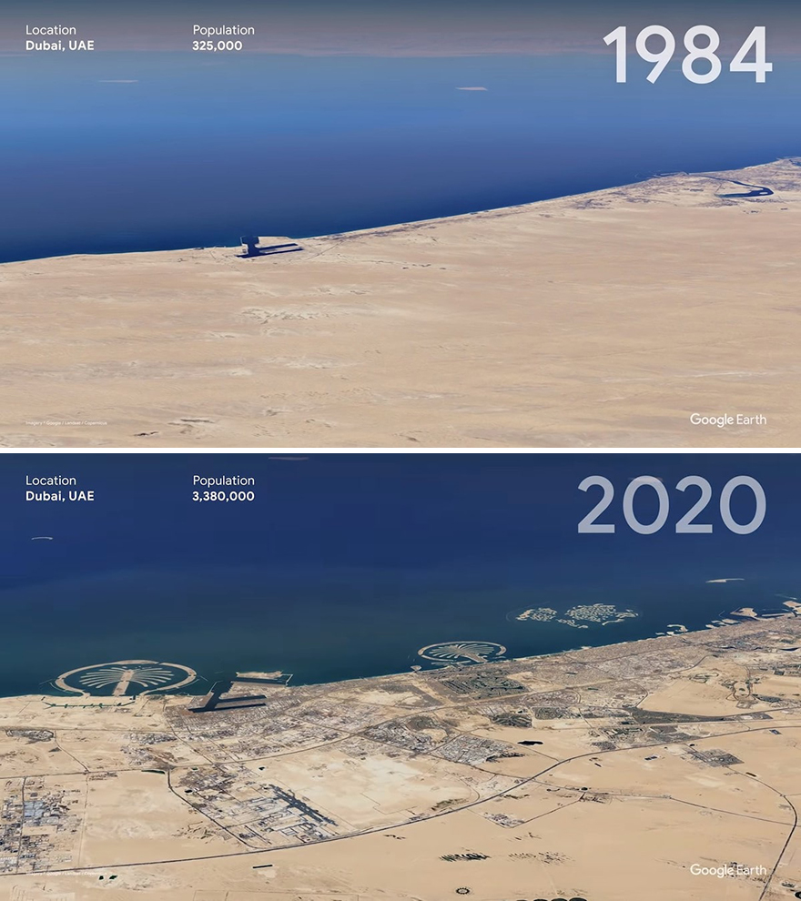 How our planet has changed over the past 36 years