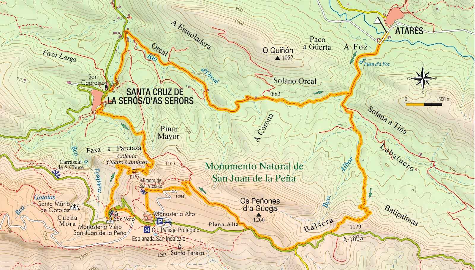 Hijo de la Tierra: Tierras de Jaca, 25 paseos y excursiones