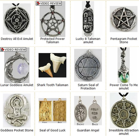 AMULETOS Y RITUALES MAGICOS: Amulteros y Talismanes Protectores