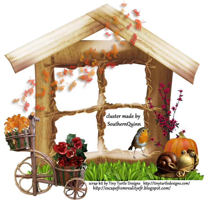 Escape From Reality Blog: FTU 'Autumn Harvest' Cluster & Cluster Frame