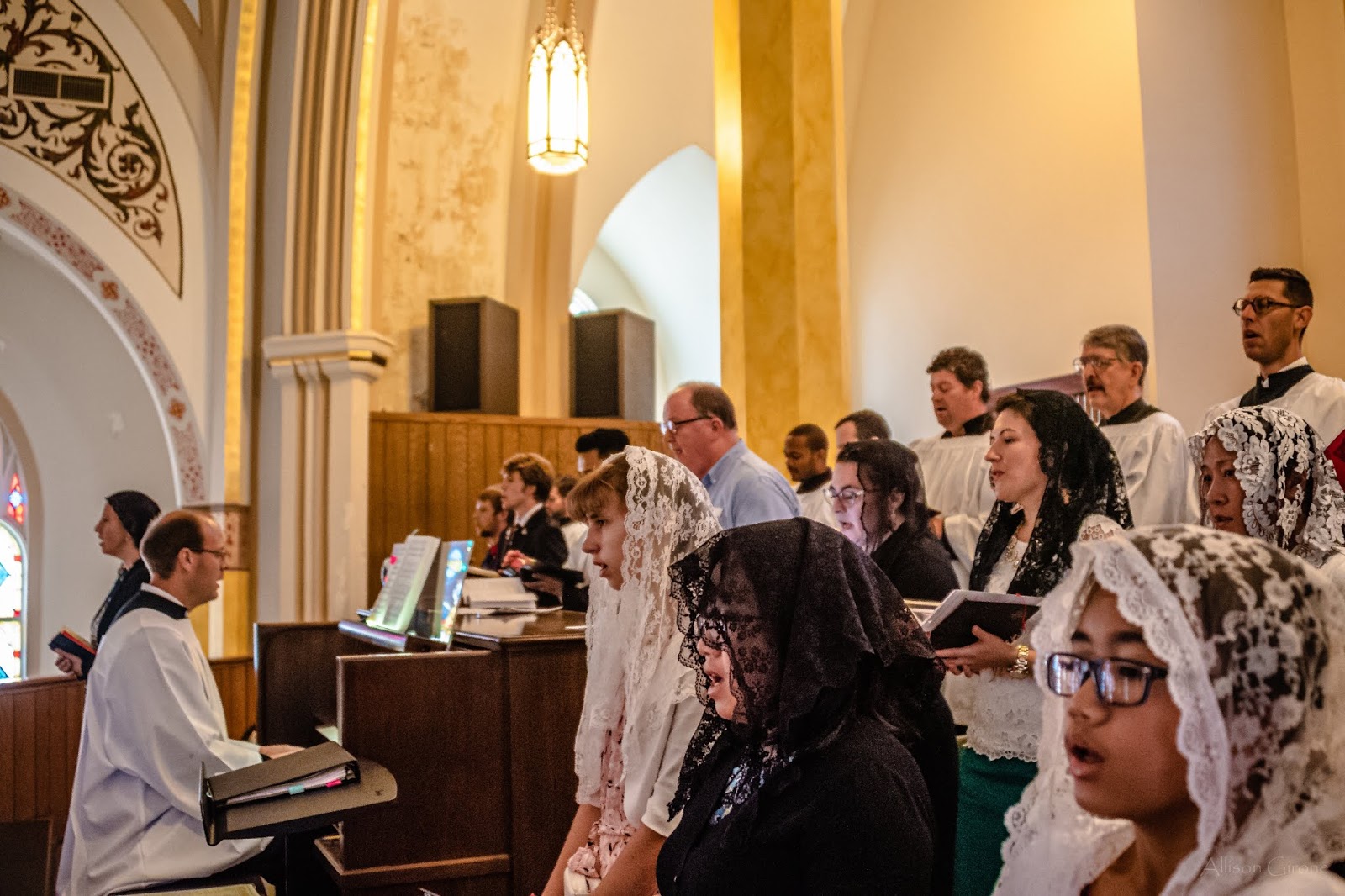 New Liturgical Movement: Abp Chaput Visits FSSP Parish