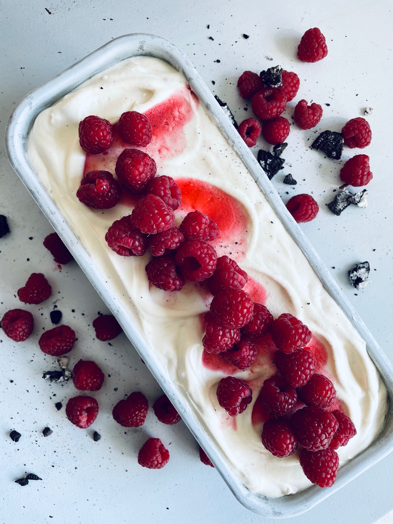 Elsas Skafferi: Matildas hallonglass