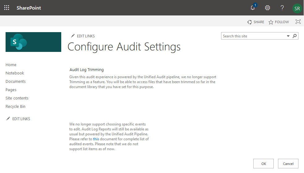 Sharepoint Online How To View Audit Log Reports In Security And Compliance Center Sharepoint Diary