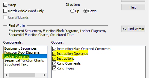 Automation In Practice: #42 - Rockwell PLC find instructions within a ...