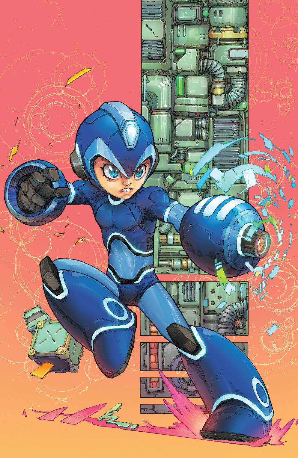 Rockman Corner: Mega Man Fully Charged Issue #2 Kenneth Rocafort ...