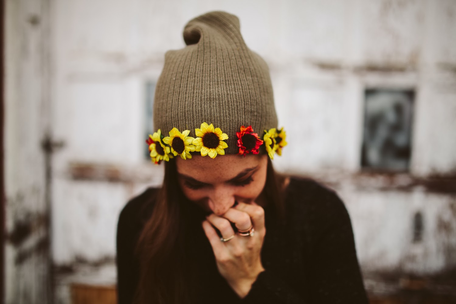 Flower Power Beanie DIY — Sincerely, Kinsey