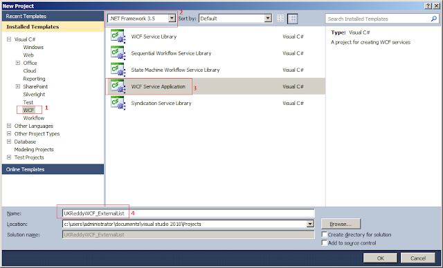 How To Create Deploy Wcf Service And Create External List Using Wcf In Sharepoint 2010
