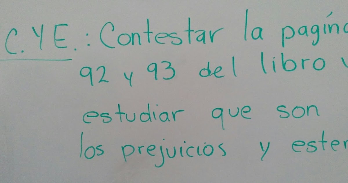 Aviso importante, tarea del día y listas de desempeño.