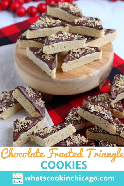 Chocolate Frosted Cookie Triangles - What's Cookin, Chicago