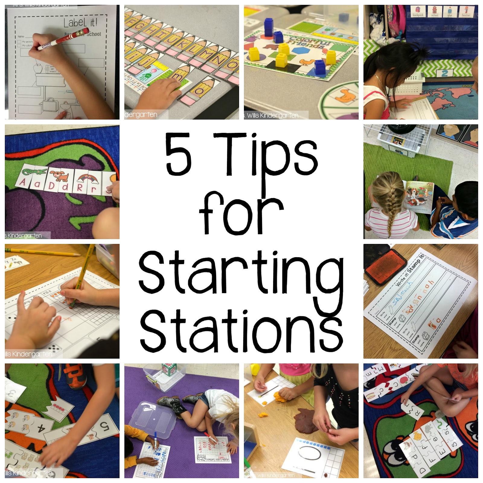 5 Tips for Starting Stations | Mrs. Wills Kindergarten | Bloglovin’