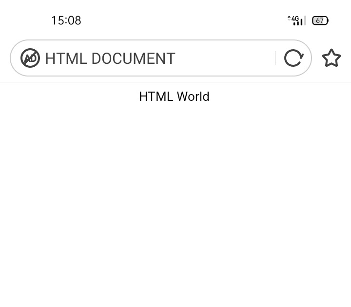 Create Simple HTML Document