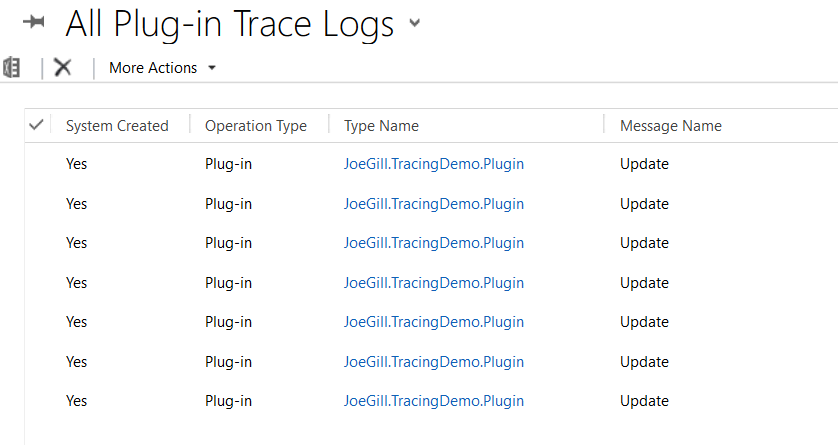 Tracing In Dynamics Crm Custom Assemblies Joe Gill