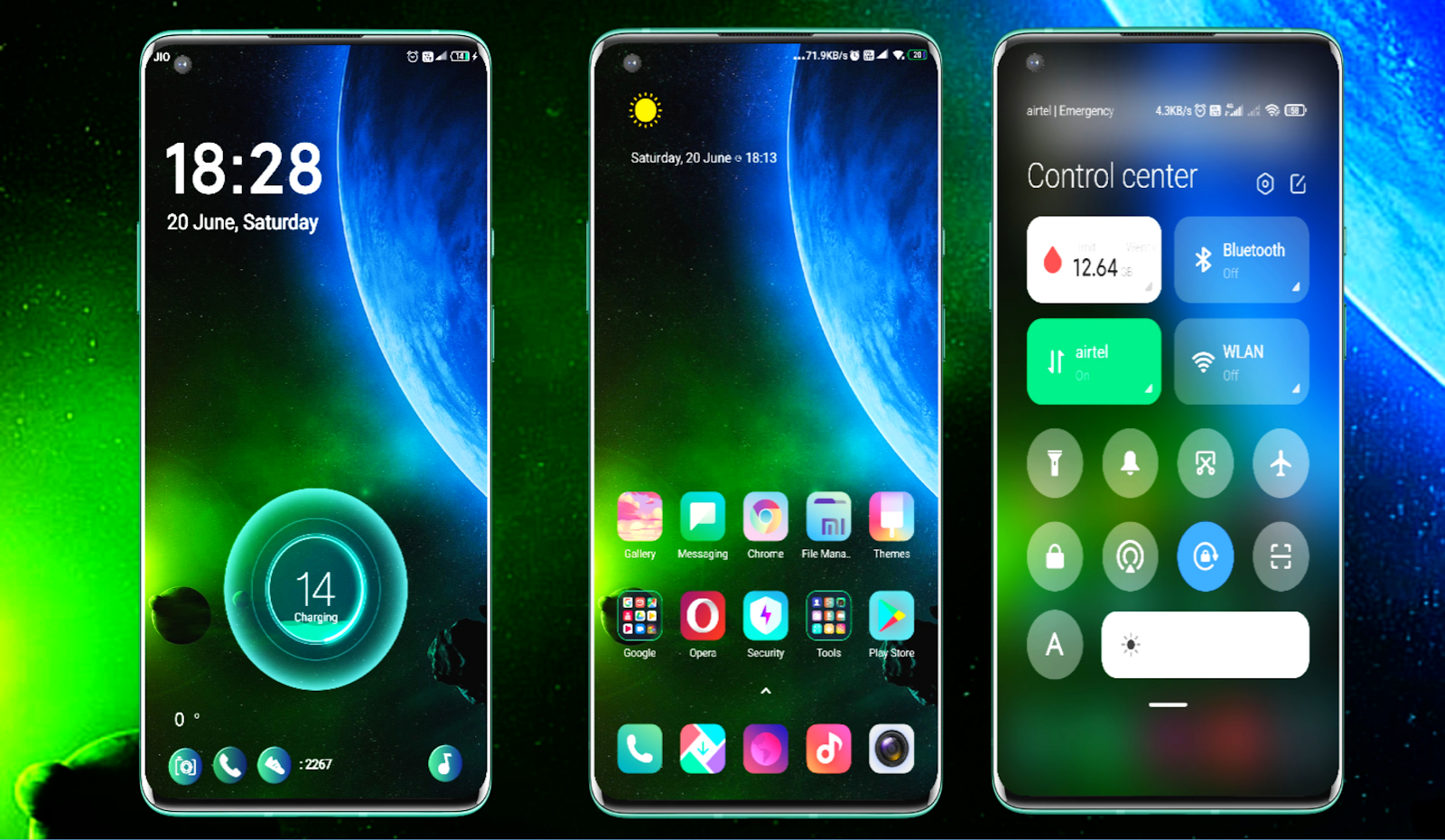Beautiful Green Theme For MIUI 12 And MIUI 11 With Awesome Features and ...