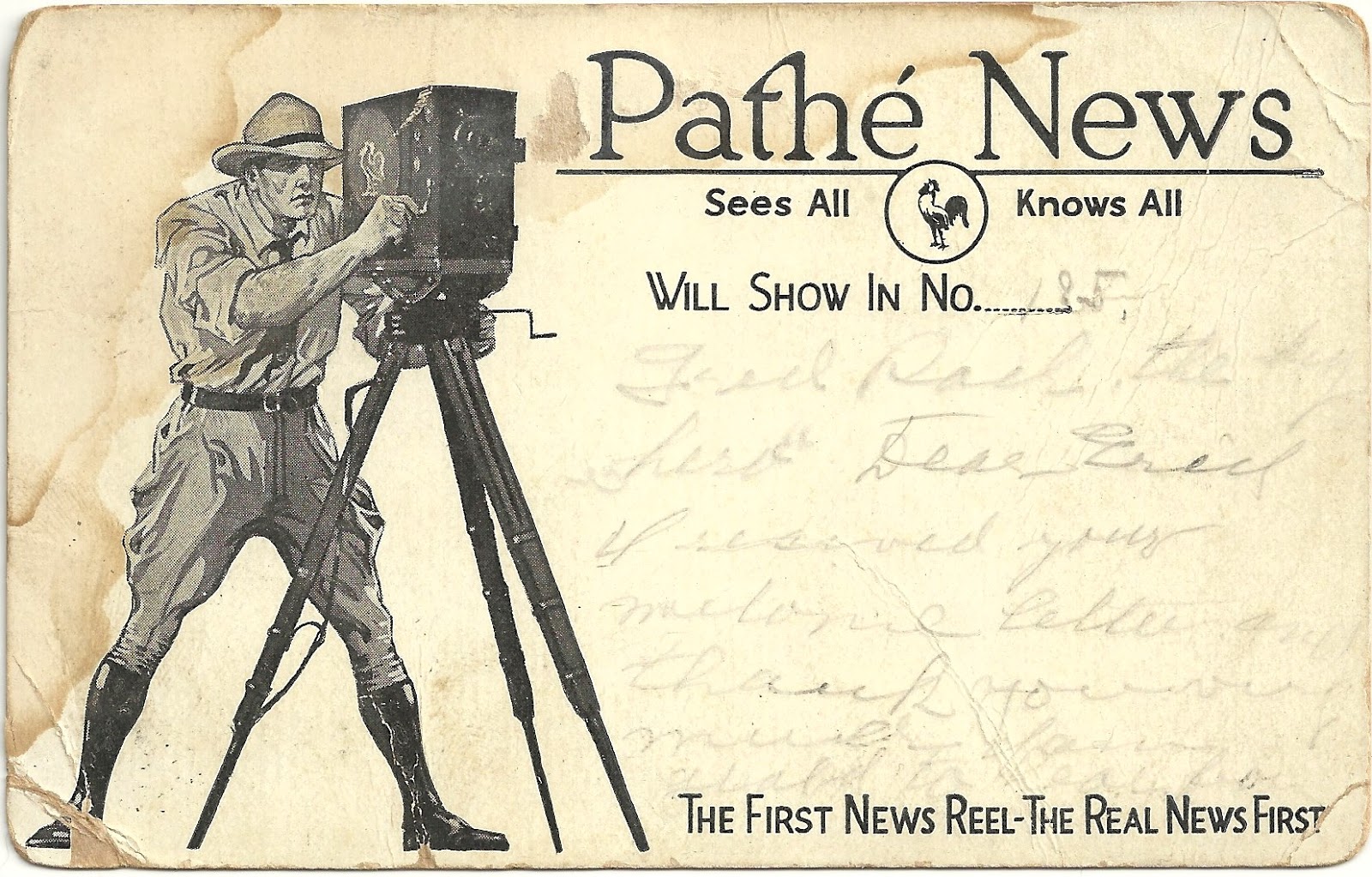 The Paper Collector: British Pathé News, "Sees All, Knows All"