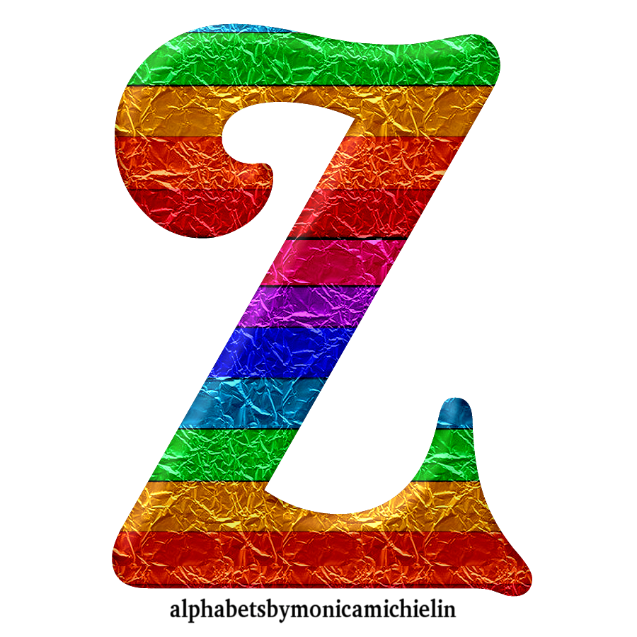 M. Michielin Alphabets: RAINBOW GLASS FONT ALPHABET LETTERS PNG