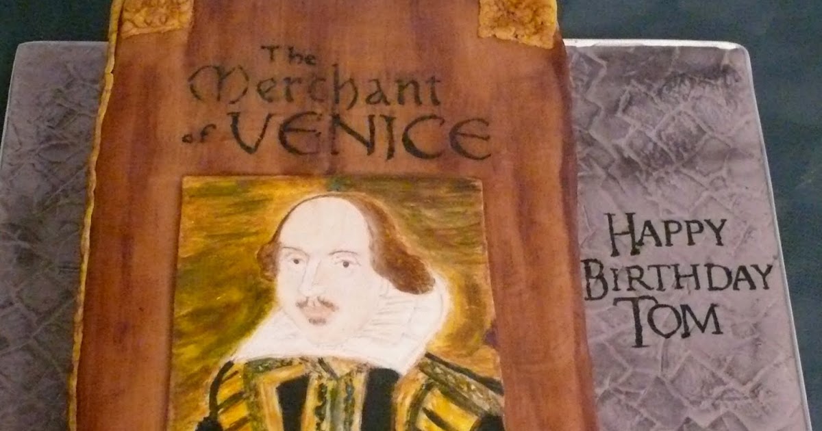 Katy's Kitchen: Book Cake featuring Shakespeare