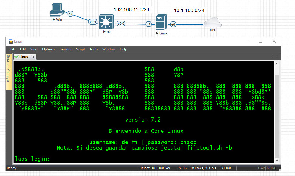 Configuración de NAT en Core Linux con iptables - Seguridad y Redes