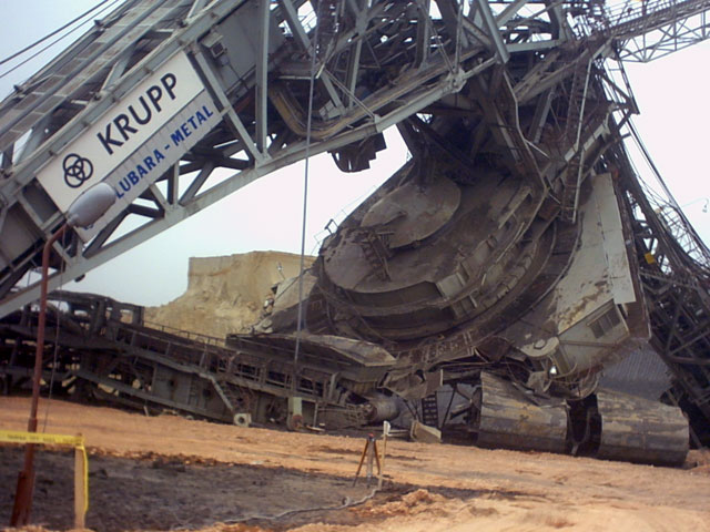 Mining Mayhem: Bucket-Wheel Excavator Collapse