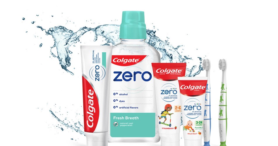 Colgate Zero es la nueva línea de productos orgánicos, veganos y sin gluten