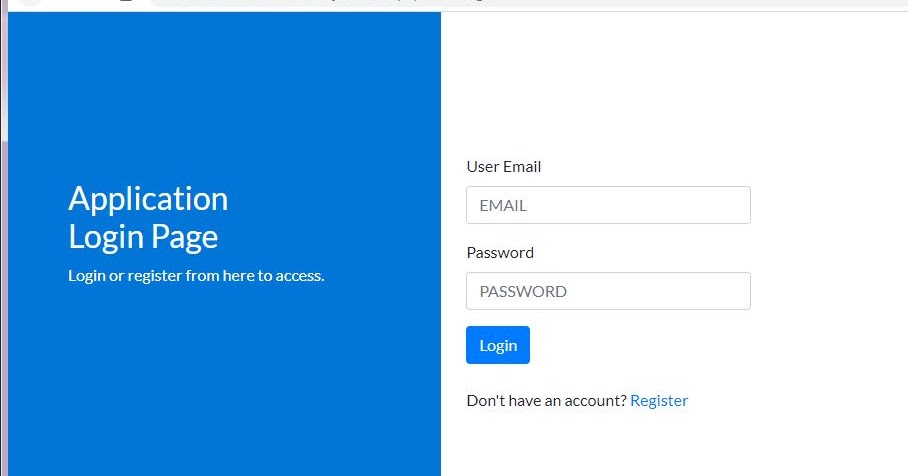 User Login and Logout with the session