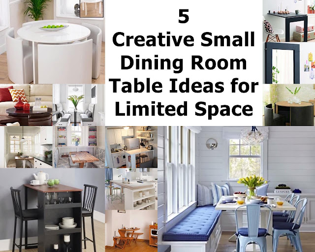 5 Creative Small Dining Room Table Ideas for Limited Space - Furniture
