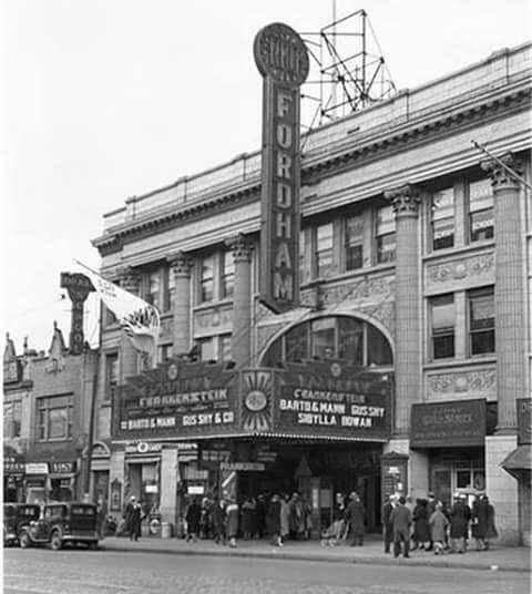 Random Musings: Then and Now: Valentine Avenue at Fordham Road