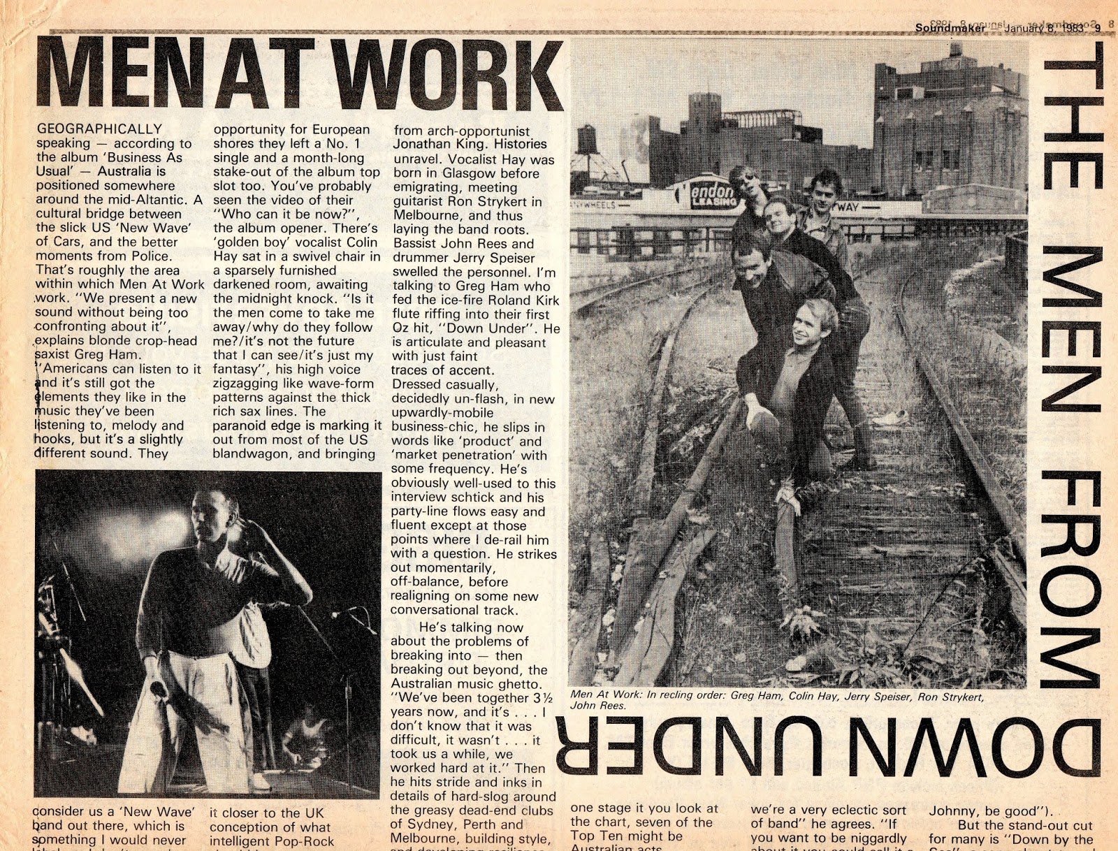 Eight Miles Higher: Interview: MEN AT WORK