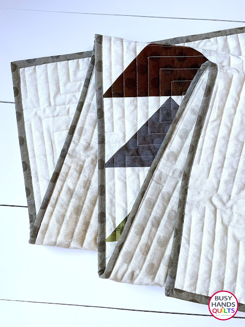 Busy Hands Quilts: Formation Throw Quilt in Moda Grunge Seeing Spots!