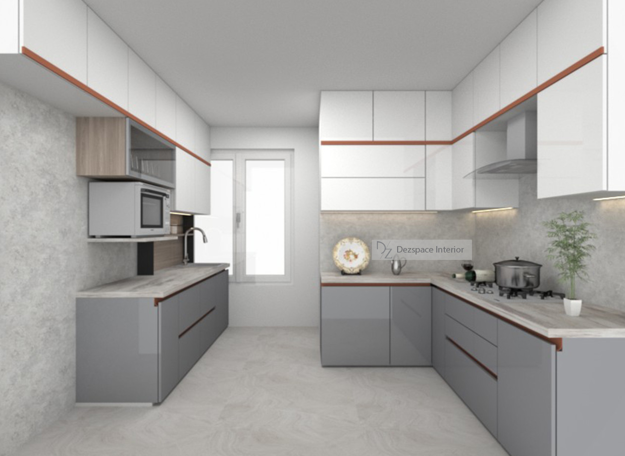 Semi Modular Kitchen – Dezspace Interior