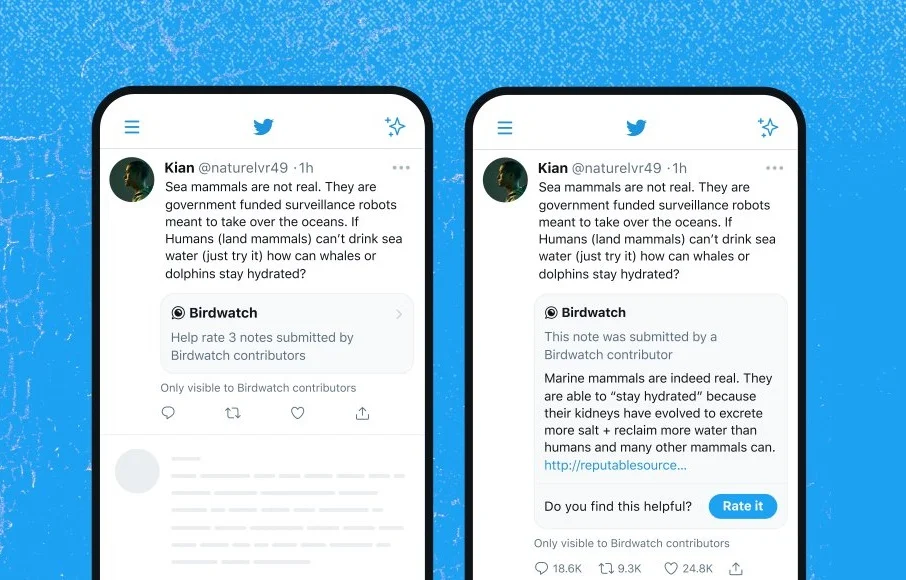 Twitter Launches Birdwatch Tool, Allowing The Community To Participate ...