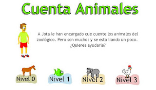 La clase de Laura: Cuenta animales