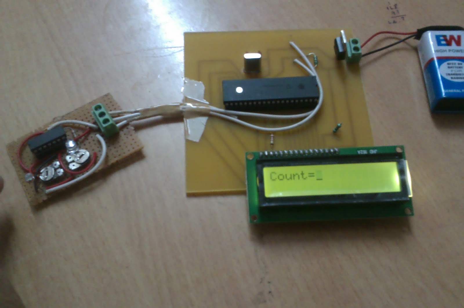 Embedded Systems: Object Counter using PIC16F877